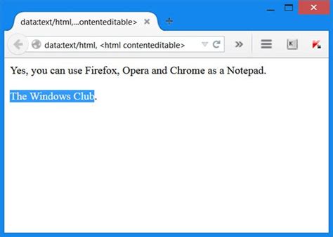 How To Use Chrome Edge Firefox Browsers As A Notepad