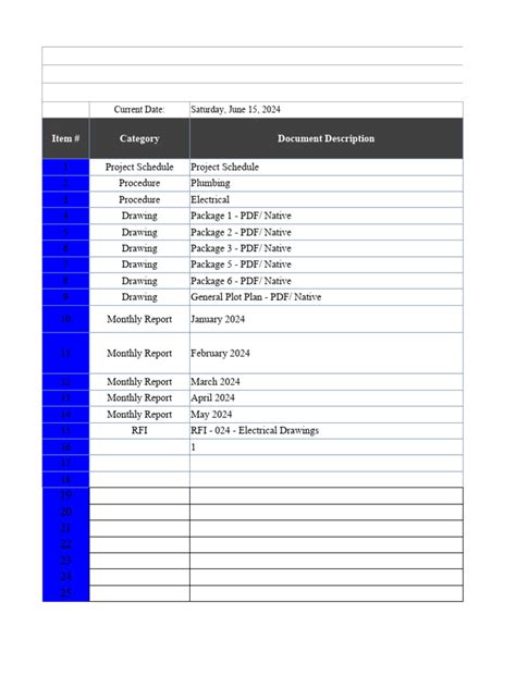 Project Schedule And Monthly Reports Pdf