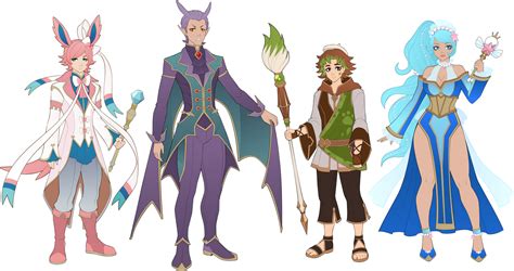 Pokemon Gijinka Iii By Sparks220stars On Deviantart