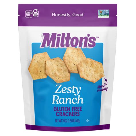 Miltons Gluten Free Zesty Ranch Crackers 20 Ounces 8 99 At Costco