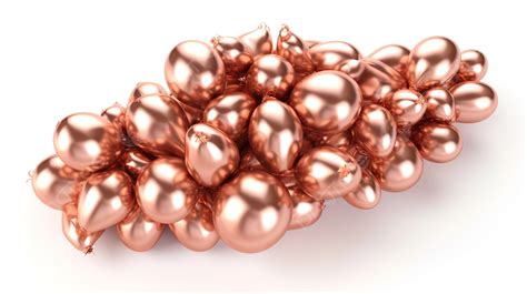3d Render Background 3d Render Background Of A Cluster Of Copper