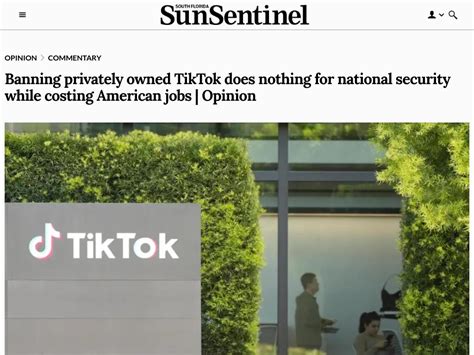 Addison J Hosner On Linkedin Banning Privately Owned Tiktok Does Nothing For National Security