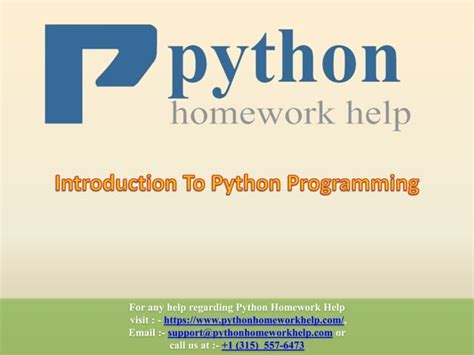 Introduction To Python Programmingpptx