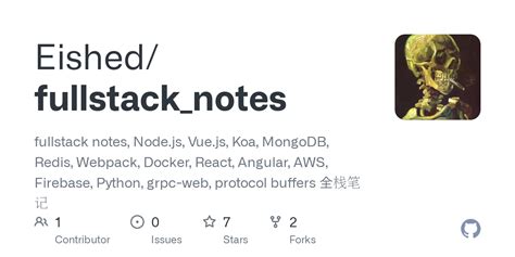 Github Eished Fullstack Notes Fullstack Notes Node Js Vue Js Koa Mongodb Redis Webpack