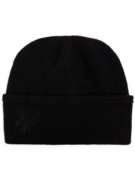Emporio Armani Logo Wool Beanie Emporio Armani