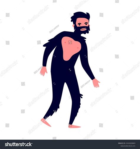 Human Evolution Theory Flat Vector Illustration Stock Vector Royalty