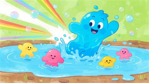 Free Playful Puddle Characters Image Download At Stockcake