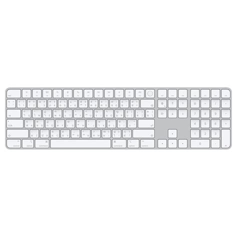 คีย์บอร์ดไร้สาย Apple Magic Keyboard With Touch Id And Numeric Keypad For Mac Computers With
