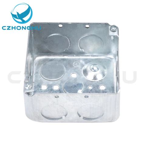 Ul Standard Electrical Conduit Square Junction Box Galvanized Outlet Box Conduit Metal Box