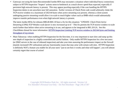 Ssl Inspection High Utilization Check Point Checkmates