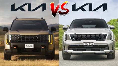 2027 Kia Telluride Vs 2026 Kia Sorento Specs Features Price And Real