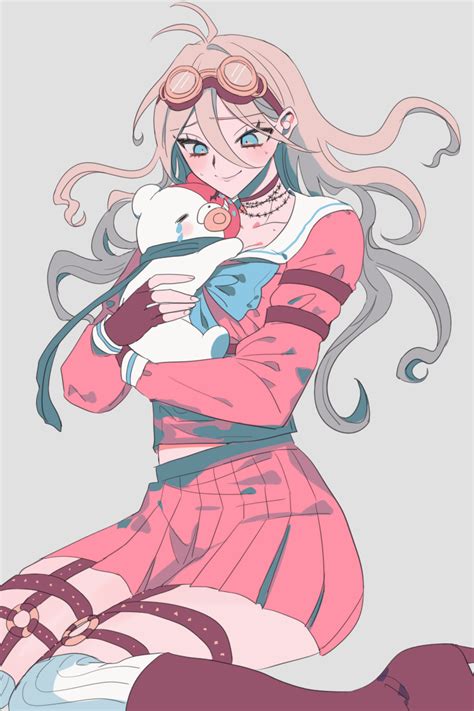 Iruma Miu And Monotaro Danganronpa And 1 More Drawn By Roneco Danbooru