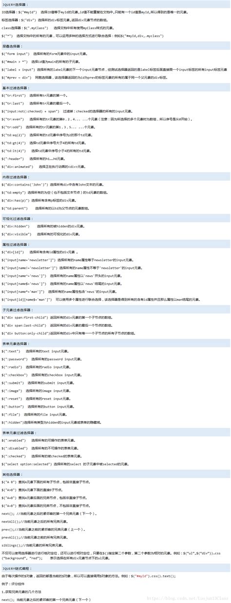 js选择器总结 一个坚果 博客园
