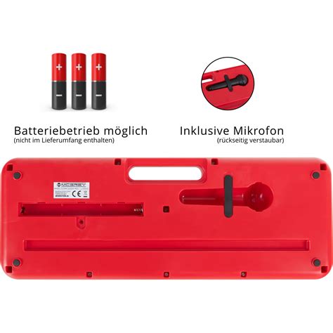 Mcgrey Kk 2501 Kinderkeyboard Rot