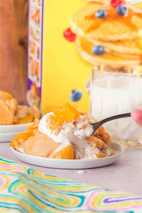 Bisquick Peach Cobbler