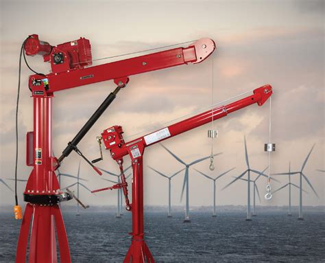 Steel Vs Aluminum Davit Cranes Thern