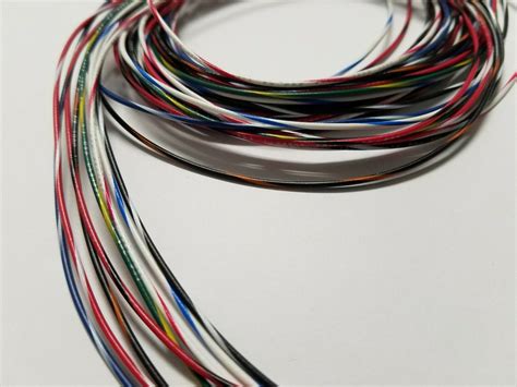 26 Awg Gauge Stranded Hook Up Wire 8 Color W Stripe Ul1007 300 Volt C