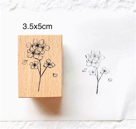 Two Raccoons Hydrangea In The Summer Rubber Stamps
