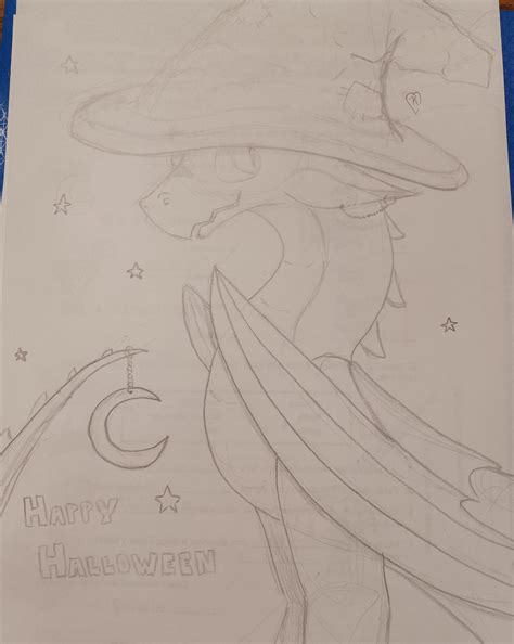 I Drew A Witch Dragon During Class Not The Best But I Like It Rdragon
