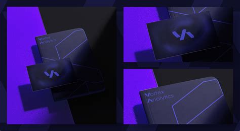 Vortex Analytics Visual Identity On Behance