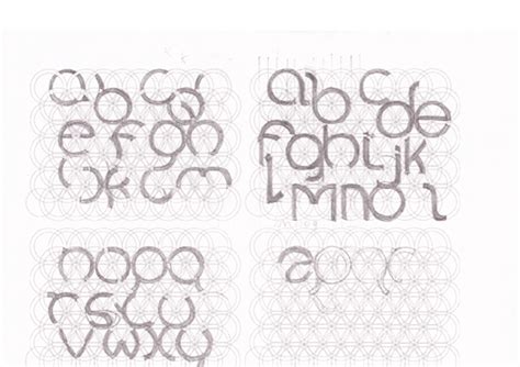 Geometric Font On Behance