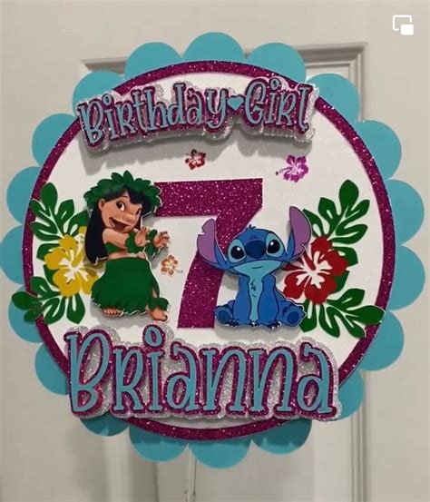 Lilo And Stitch Cake Topper Stitch Cake Topper Lilo Cake Topper Etsy