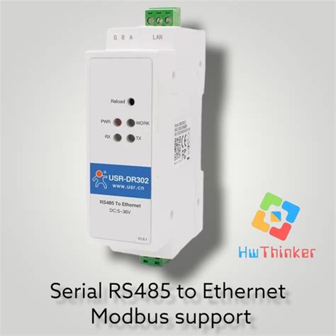 Jual Industrial Serial Rs485 To Ethernet Tcp Ip Converter Modbus Usr Dr302 Shopee Indonesia