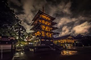 Epcot Japan Pavilion It Had Rained All Afternoon Which M Flickr