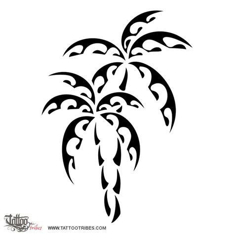 Palm Tree Silhouette Tattoo At Getdrawings Free Download