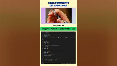 Image Clip Animation Slider Html Css Jv Source Codes Codes Shorts Coding Jvcodes Youtube