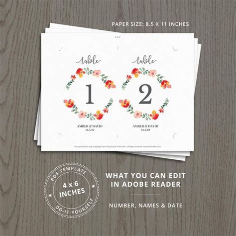 Wedding Table Assignment Poster Template