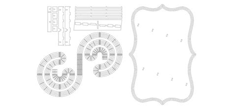 4 lane digital cribbage board pattern svg pdf dxf lightburn ai vector
