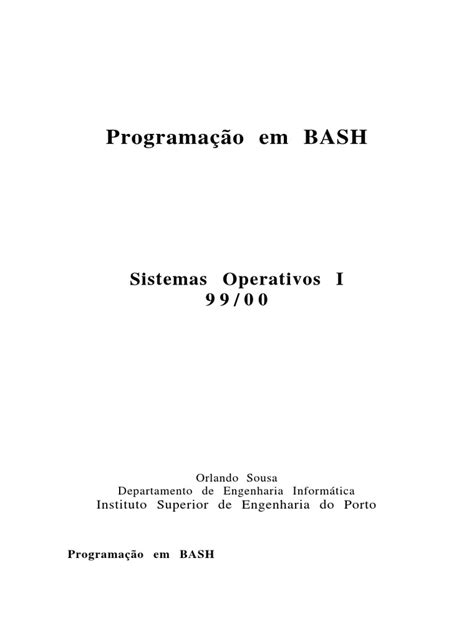 Shell Pdf Parâmetro Programação De Computador Shell Informática