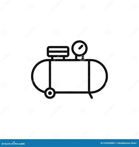 Compressor Icon Logo Vector Design 252953936
