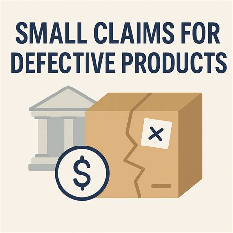 Defective Products In Nyc File In Small Claims Court
