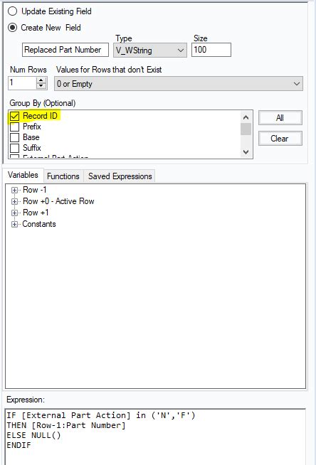 Solved Identify Part Number To Add In A New Column Based Alteryx