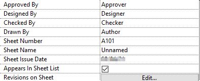 无法删除 Revit 中与图纸关联的某些参数