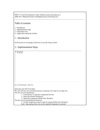 Programming Without Coding Technology PWCT Frame Control PDF