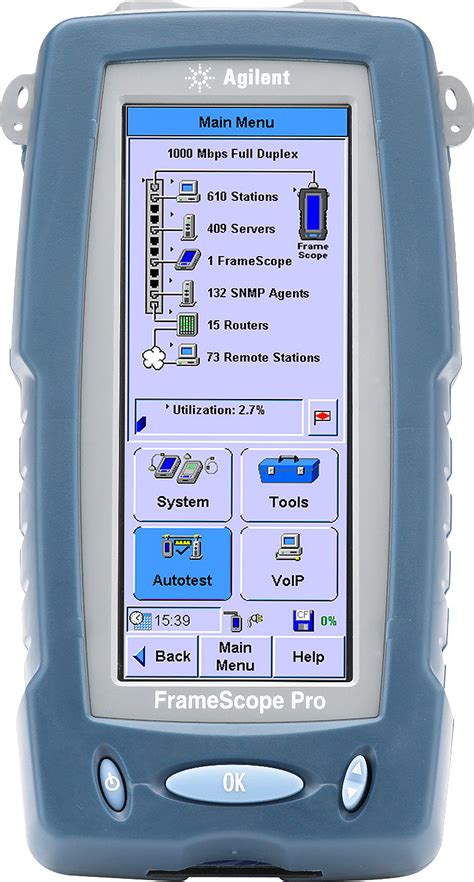 N2620a Framescope Pro Handheld Gigabit Ethernet Network Performance Analyzer [obsolete] Keysight