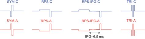 Schematic Representation Of The Electrical Pulse Shapes Used For Download Scientific Diagram