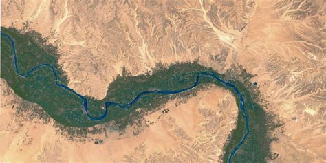 Nile River Artistic Colorization Soar