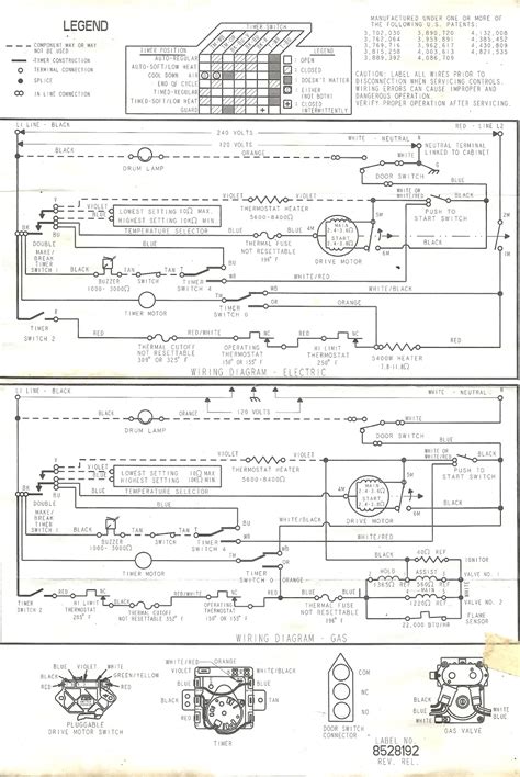 Dryer Schematic Wiring Diagram For 120v