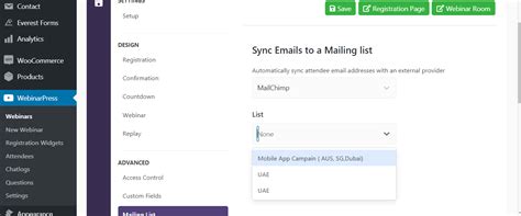 Integrate With Mailchimp WebinarPress