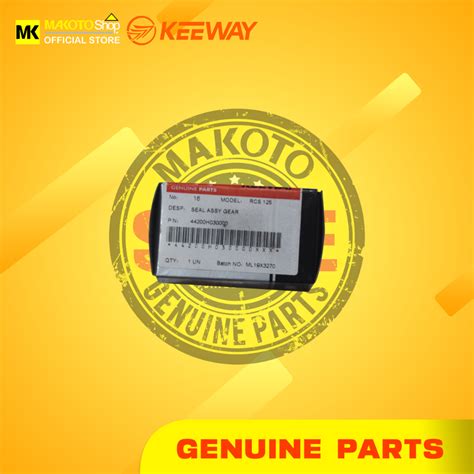 Keeway Gear Box Assy Speedometer Gear Rcs 125 Shopee Philippines