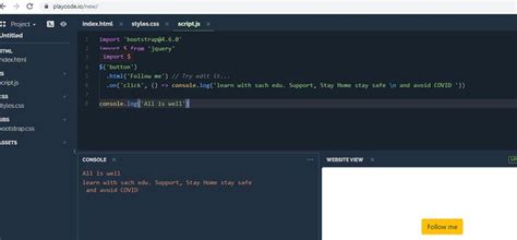Which Is Free Online Compiler Editor For Javascript Pythonslearning Javascript Free