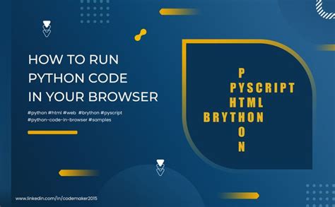 How To Run Python Code In Your Browser Web Development Tools Web