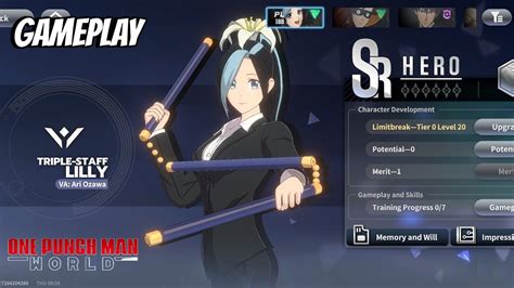 Triple Staff Lilly Gameplay One Punch Man World Android And Ios