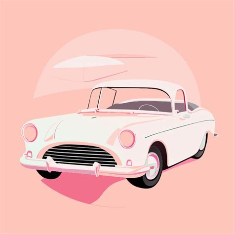 автомобильная векторная иллюстрация Премиум векторы