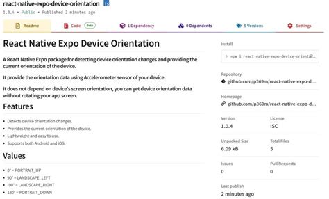 Partha Mandal On Linkedin Reactnative Expo Mobiledevelopment Opensource Npm Deviceorientation