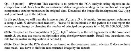 solved solve q4 ﻿for me and the code is import numpy as
